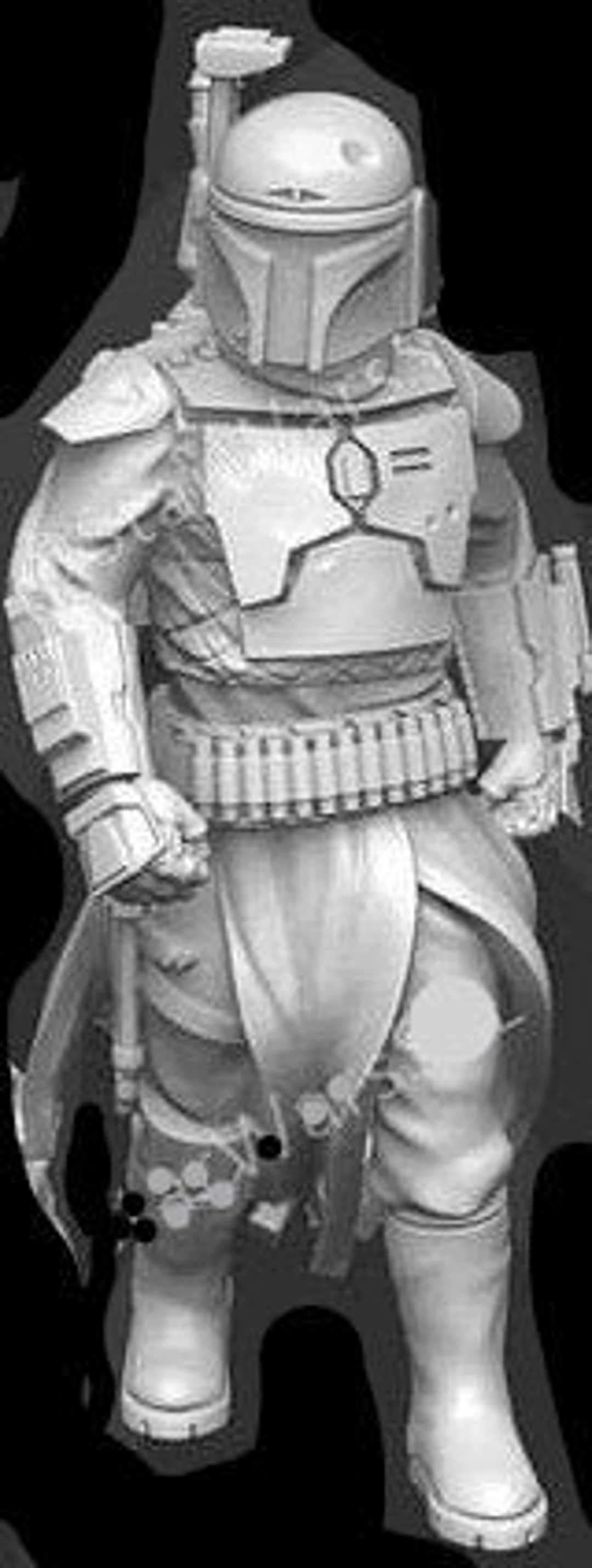 Boba Bounty Hunter Pose 3 - 28mm Scale Miniature - Etsy