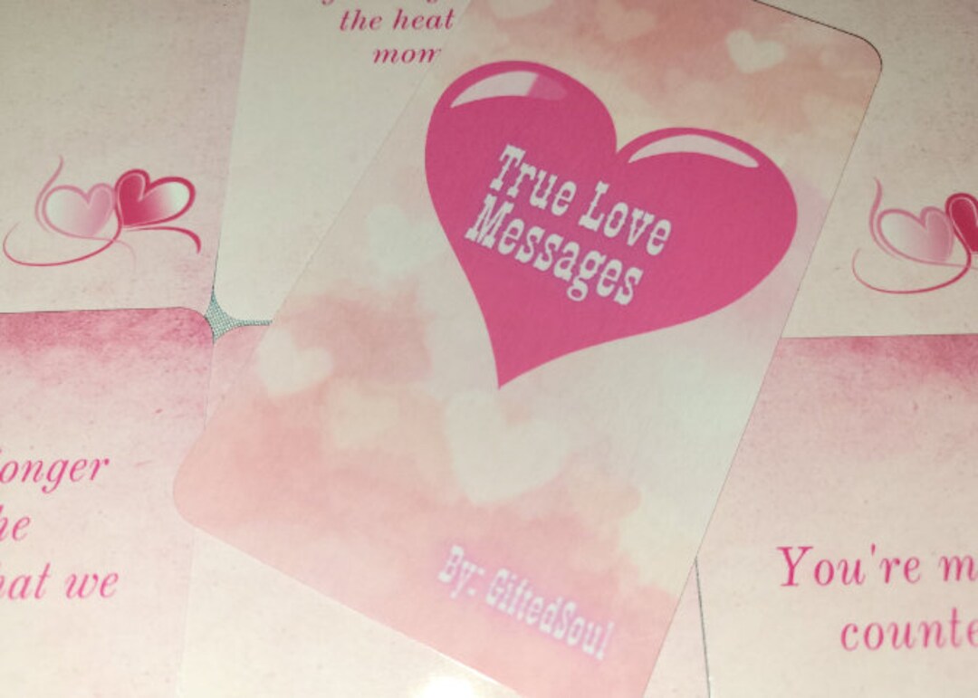 True Love Messages- Love Oracle Deck for Twinflames, Soulmates, Divine ...
