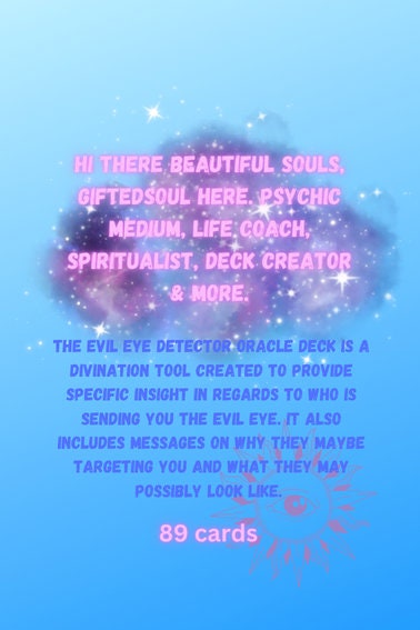 The Evil Eye Detector Oracle - Etsy