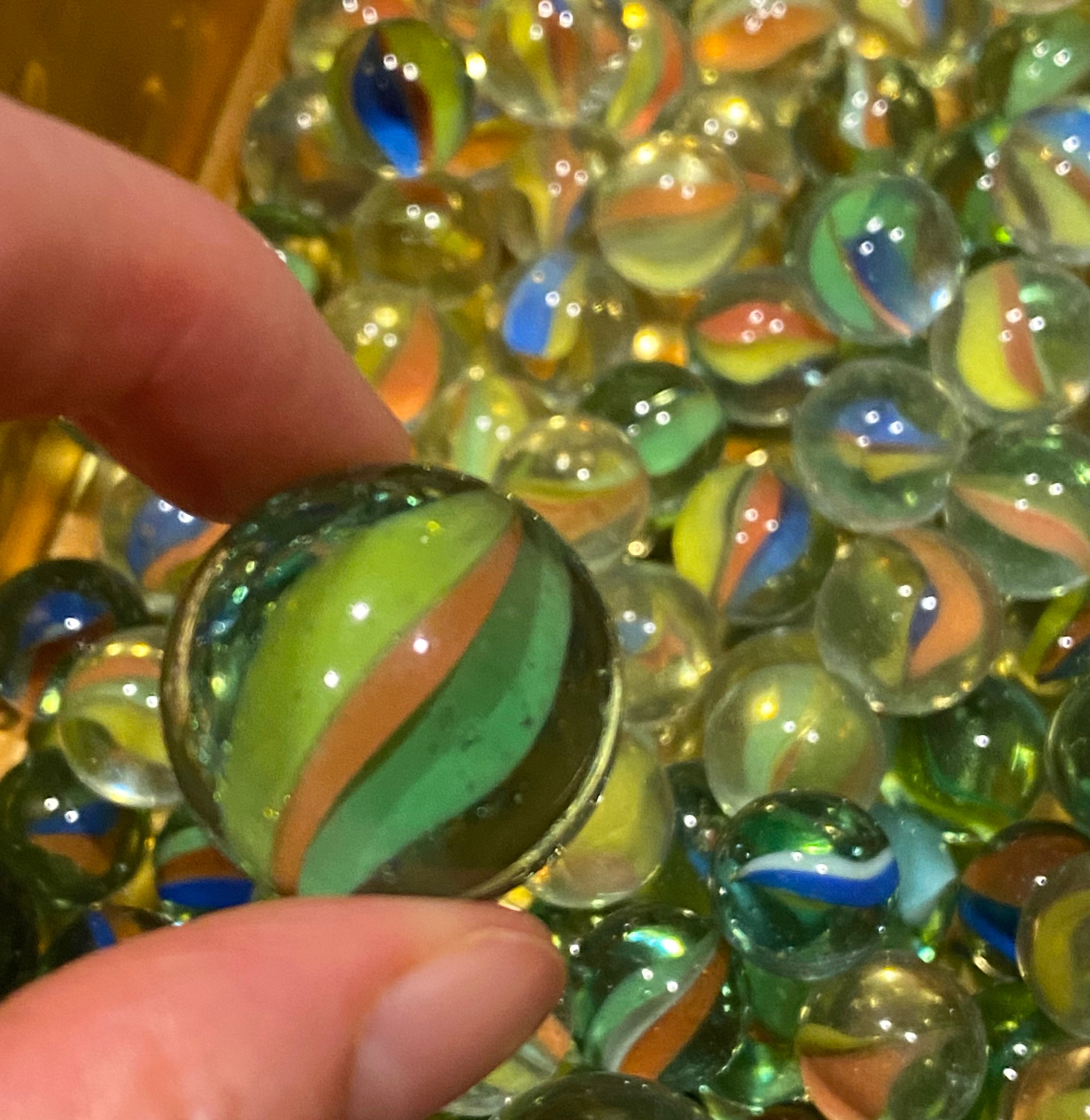 100 Vintage Cat Eye Glass Marbles | Etsy