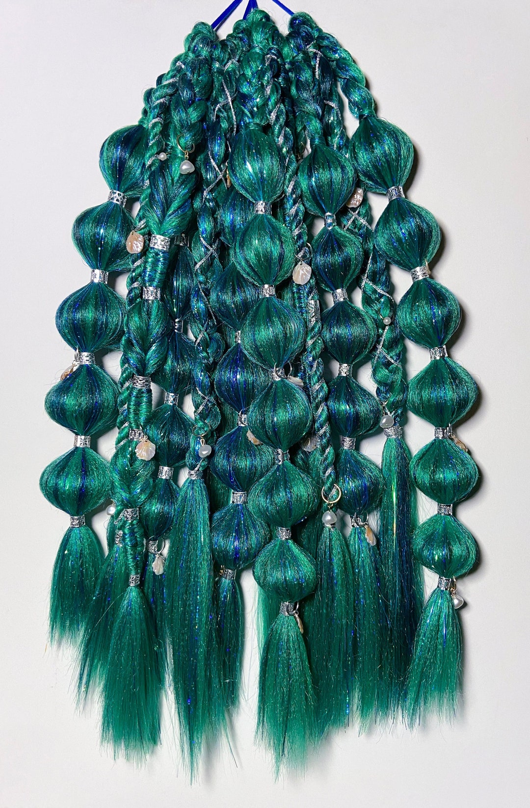 Rave/festival Tie-in Braids Deep Sea Mermaid - Etsy