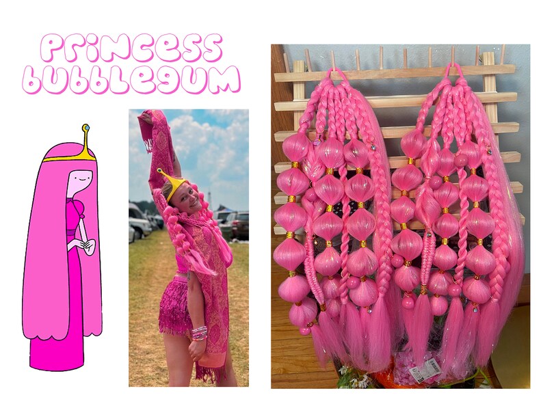 Custom Pigtail Braids- Tie in Extensions - Etsy