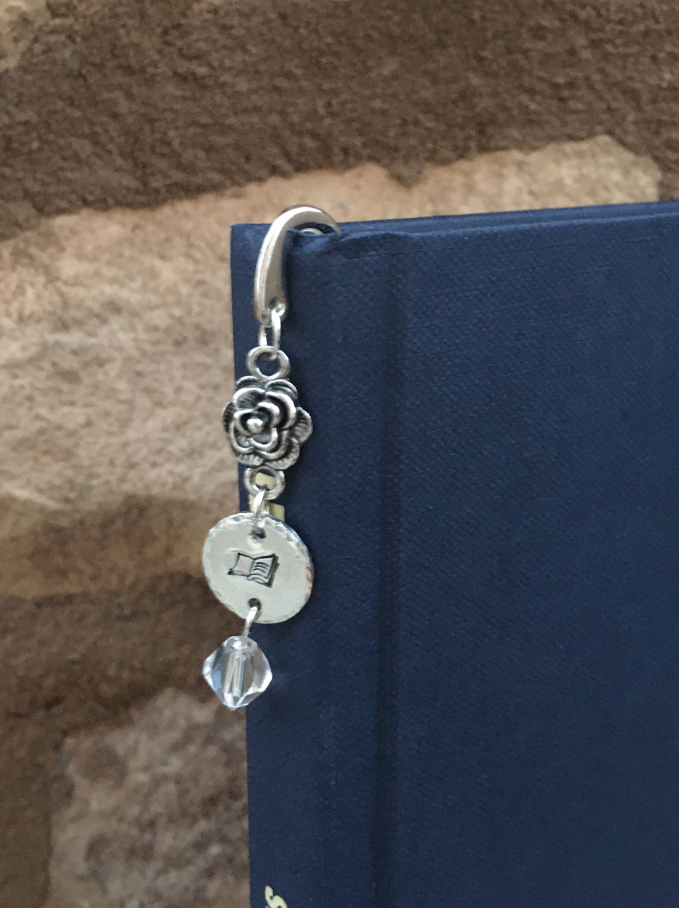 Picture frame bookmark / mini metal scroll bookmark | Etsy