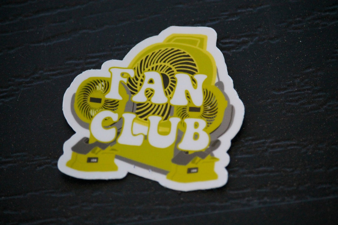 Fan Club Sticker - Etsy