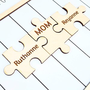 Mom Puzzle Sign Mother's Day Sign Mother's Day - Etsy