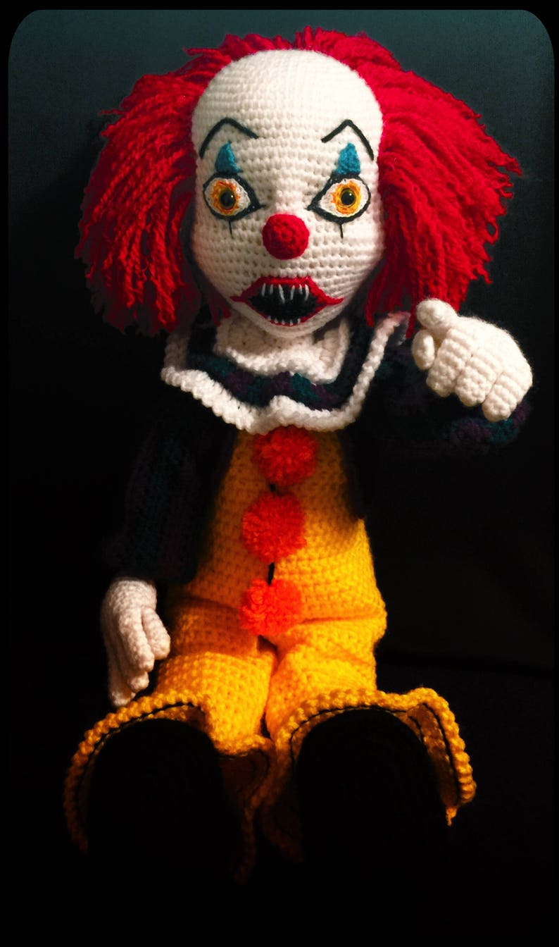 Creepy Clown Crochet Pattern - Etsy