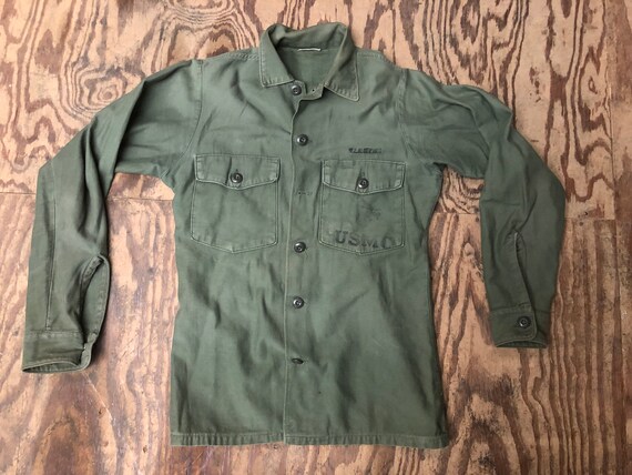 OG-107, Vietnam Era, USMC, Military Shirt - Gem