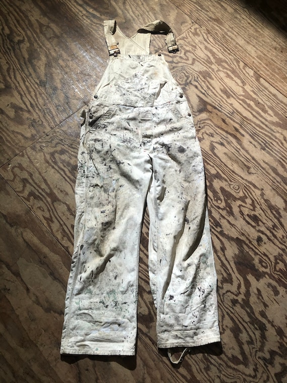 PayDay Bib Overalls, 1950's, Paint Splatter, Vintage … - Gem