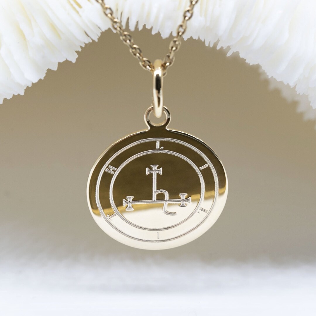 SIGIL LILITH Sigil of Lilith Pendant 17 Mm Lilith Necklace Sigil Lilith ...