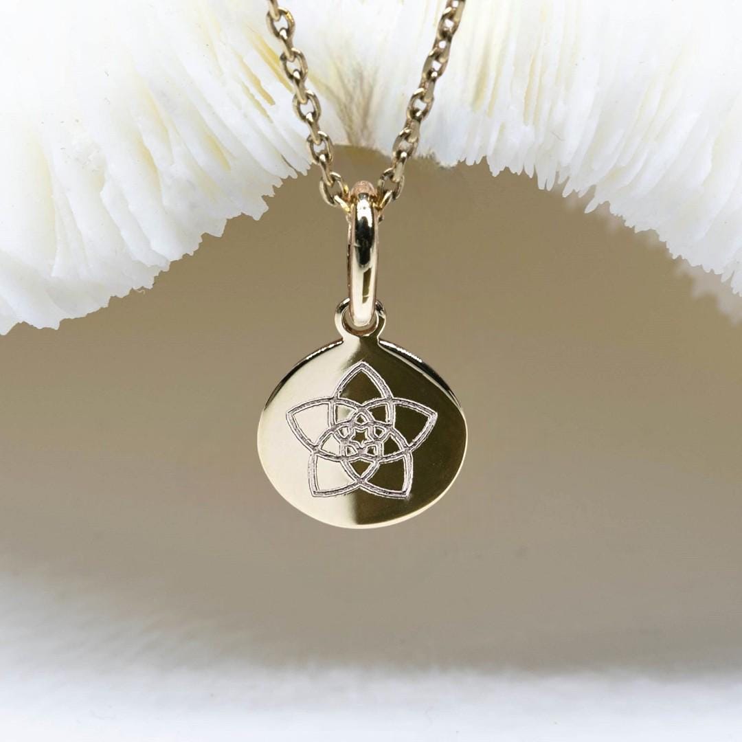 FLOWER of VENUS • ROSE of Venus Charm Pendant 9mm • Rose of Venus ...