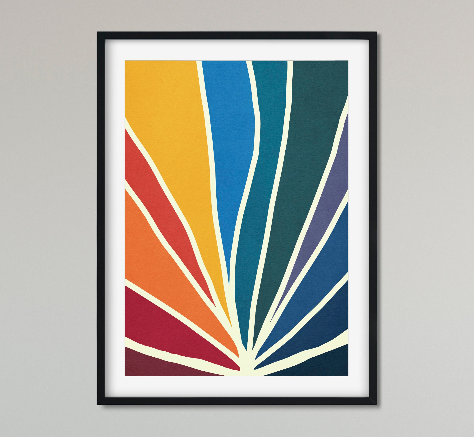 Simple Colorful Abstract Art
