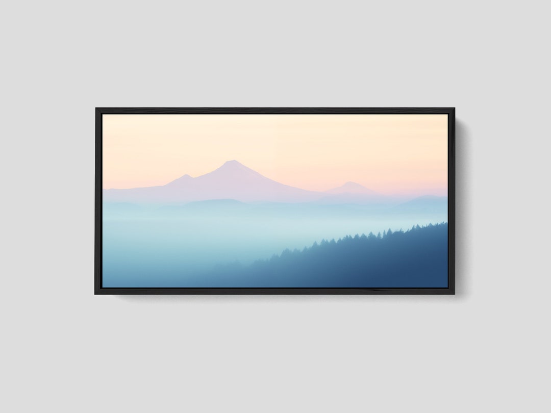 Mount Rainier Art Print Framed, Landscape Wall Art, Pacific Northwest ...