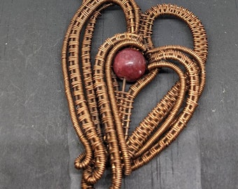 Copper Wire Heart - Etsy