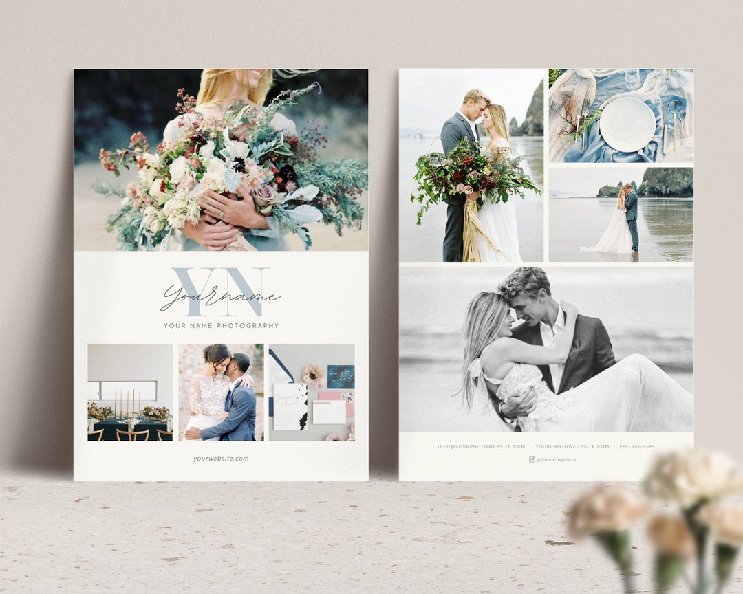Wedding Photography Marketing Template, Photography Promo Card ...