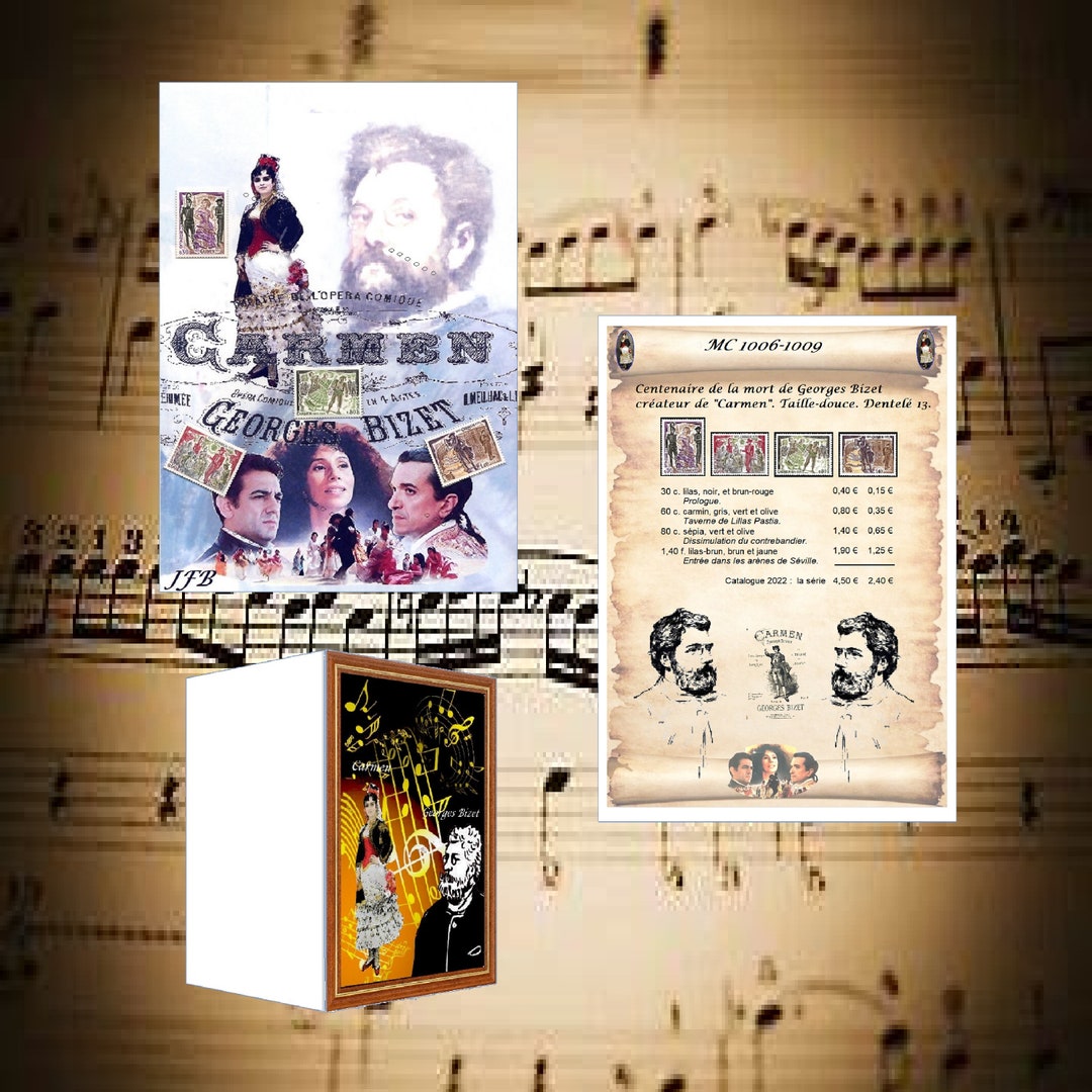 Poster of Carmen Comical Opera by Georges Bizet - A4 Photo Art Print ...