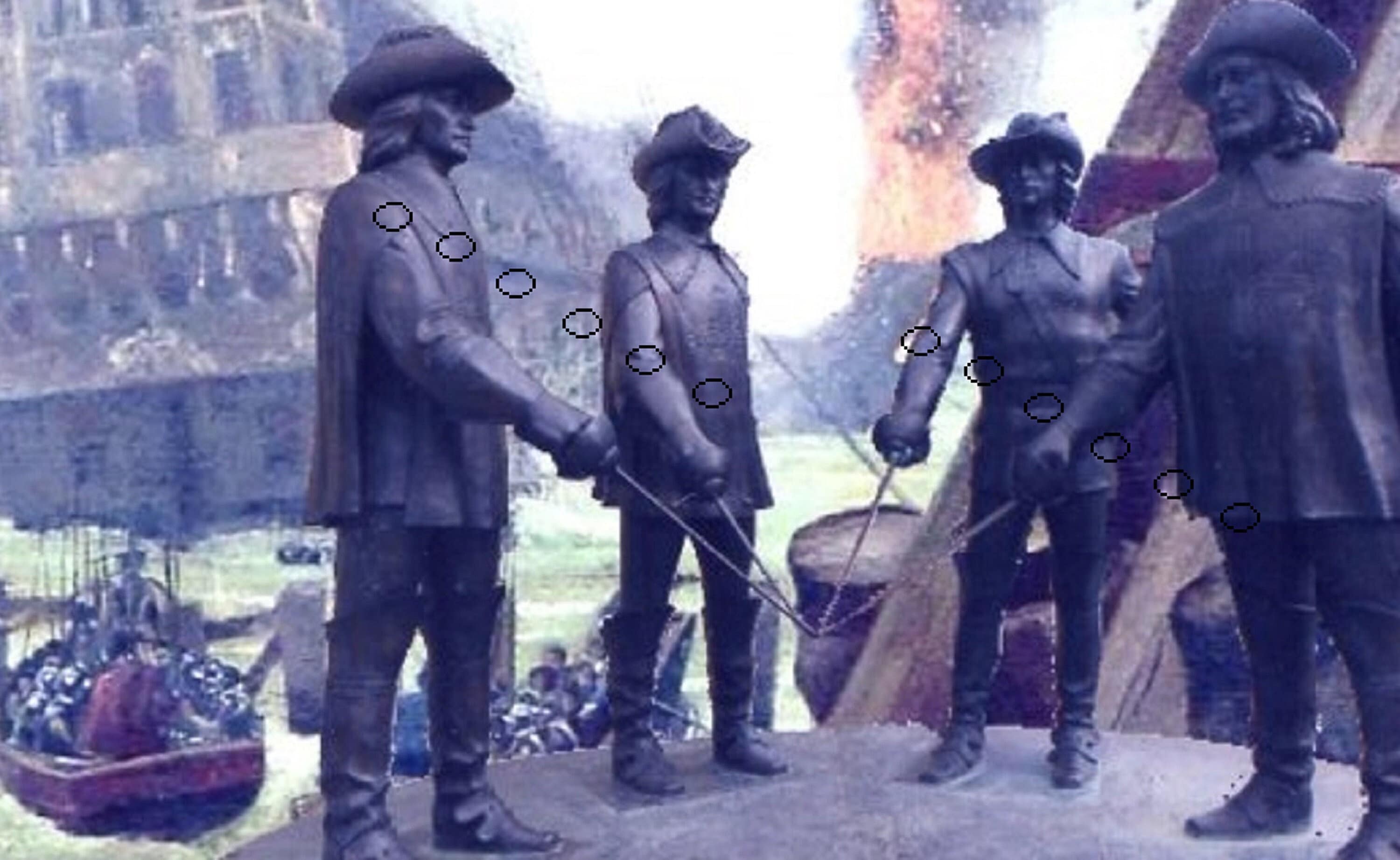 Cardinal De Richelieu in La Rochelle Illustration Wall Decoration Three ...