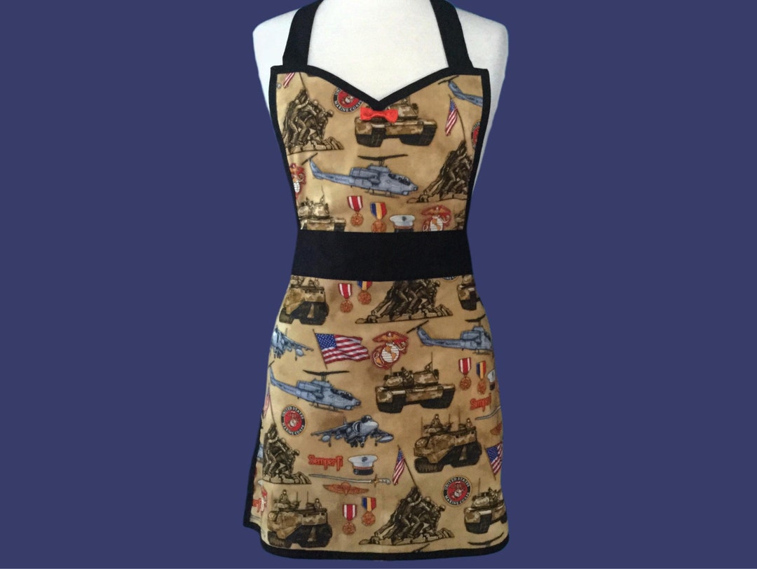Military Marine Apron MADE TO ORDER - Etsy