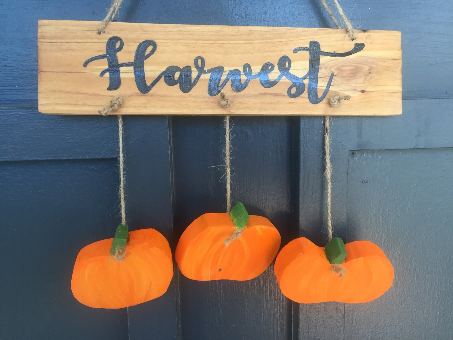 Harvest and Grateful Fall Door Hangers - Etsy