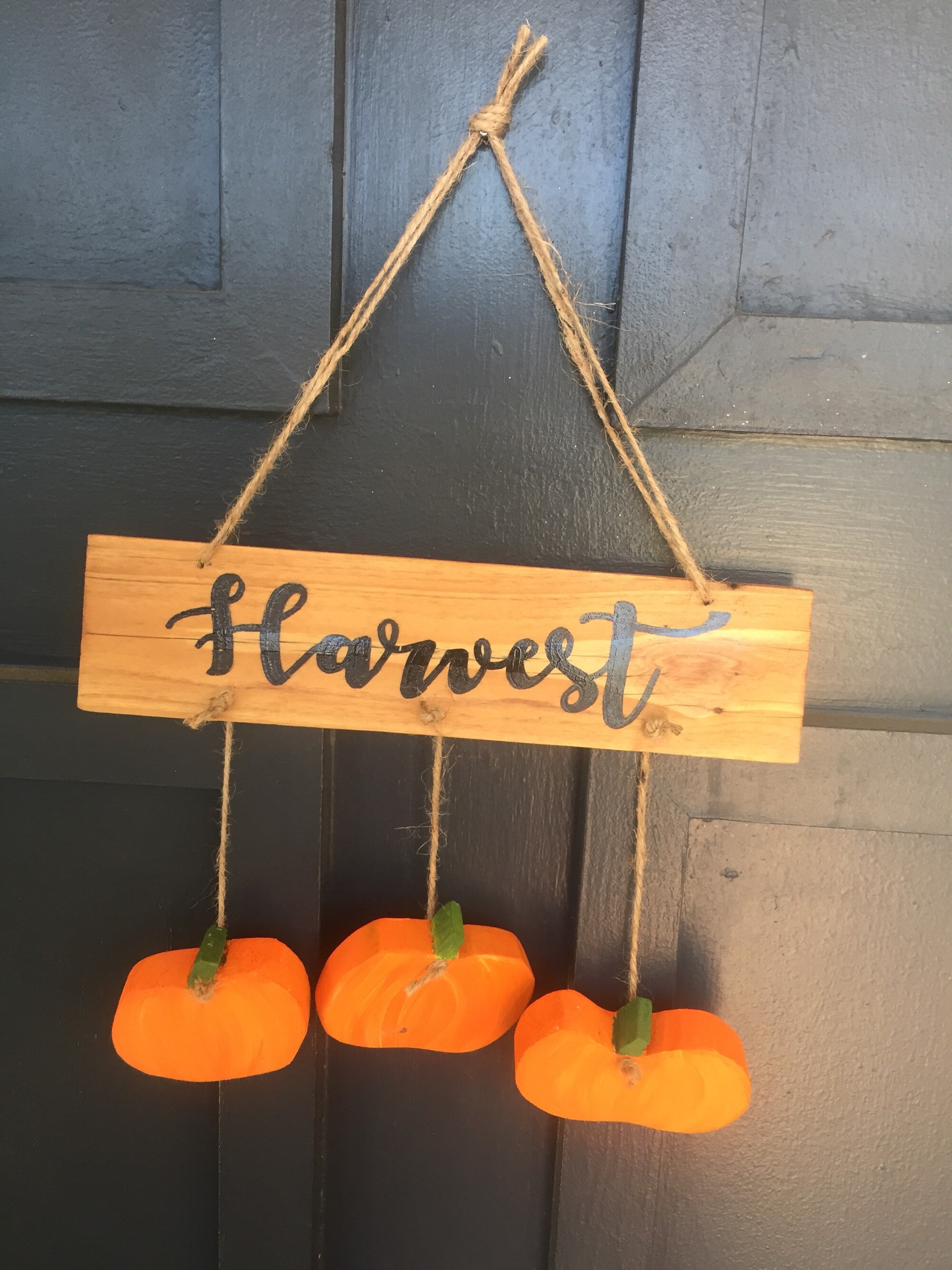 Harvest and Grateful Fall Door Hangers - Etsy