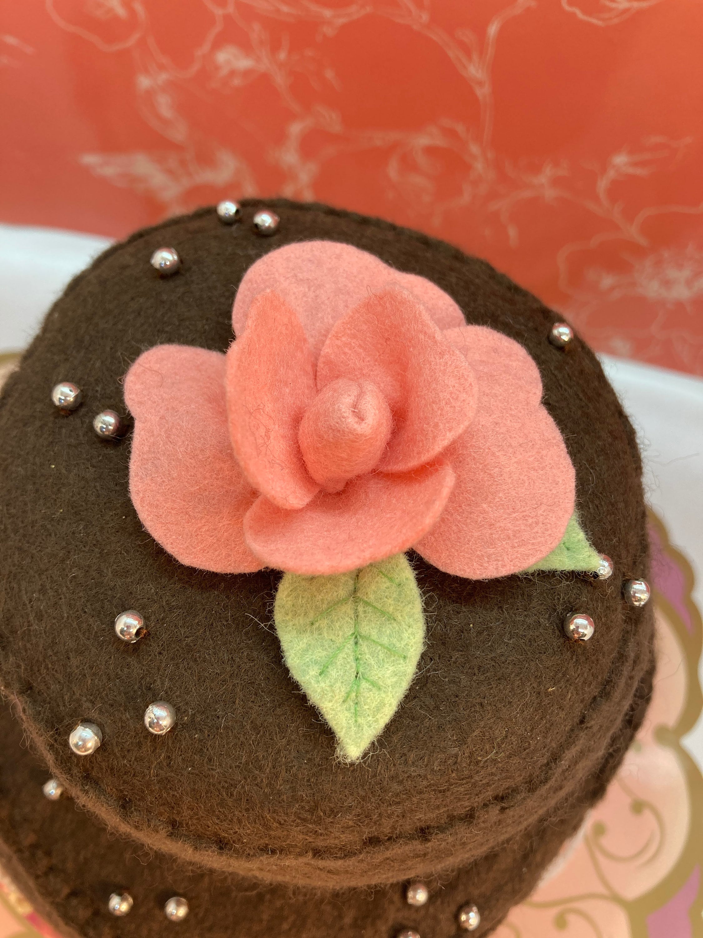 Hand-stitched Felt Chocolate Mounted Piece for the Dinette - Etsy