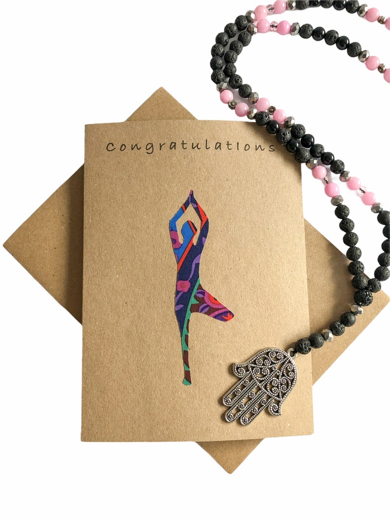 Yoga Congratulations Card Yoga Achievement Card Yoga Teacher Etsy