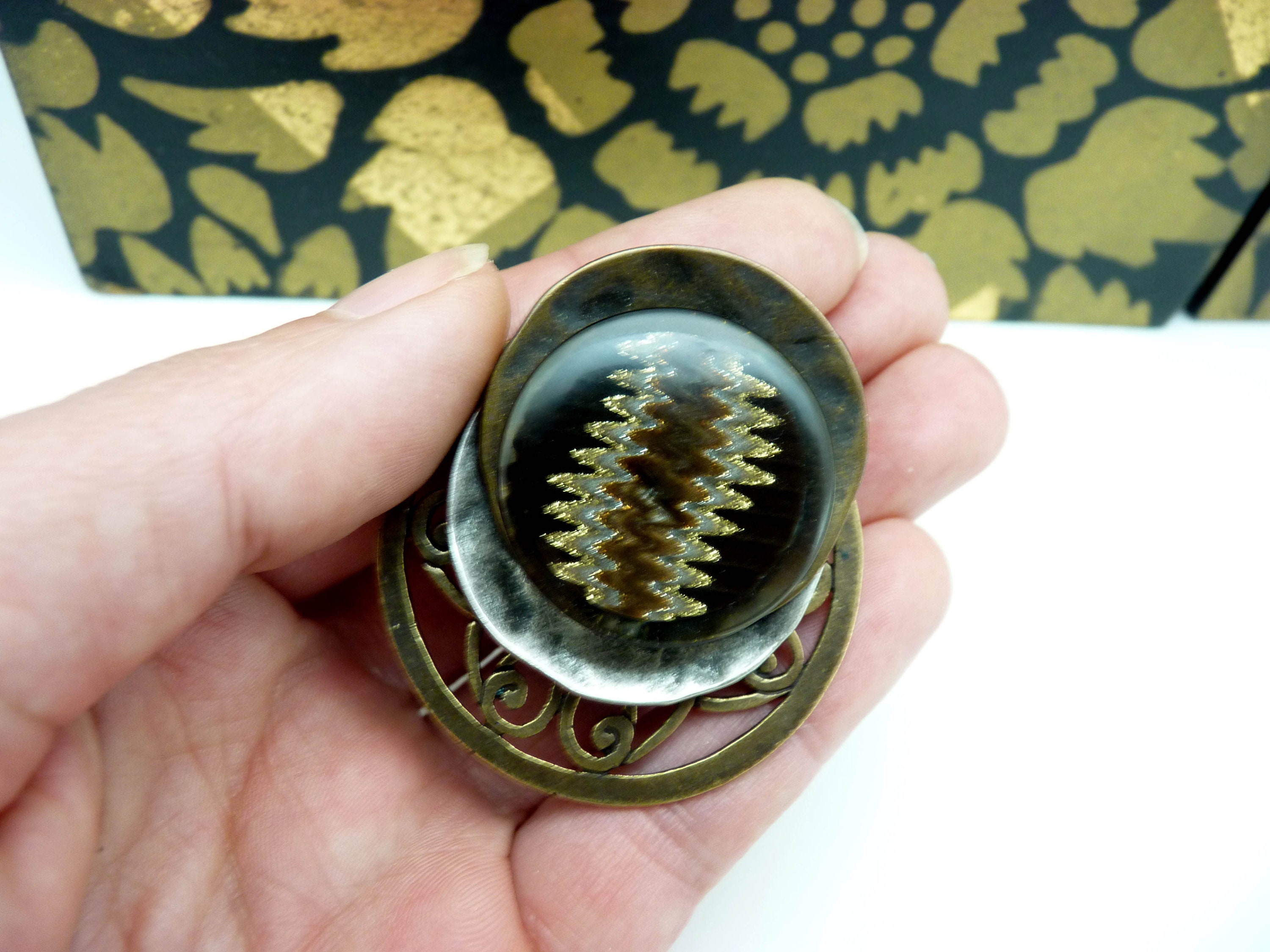 Magnetized brooch magnetic magnet accessory for scarf Hijab clothing ...