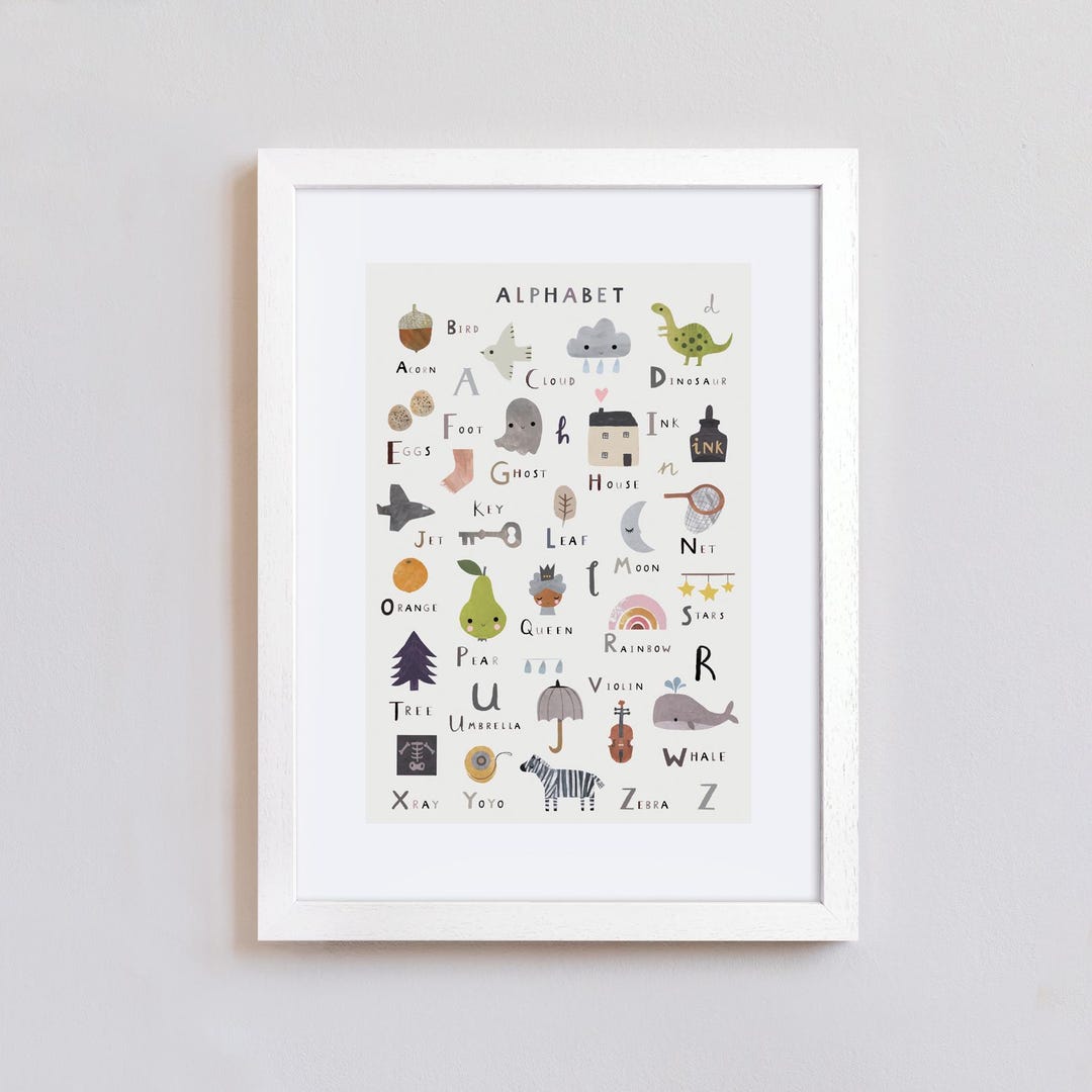 Alphabet Print by Linda Tordoff - Etsy