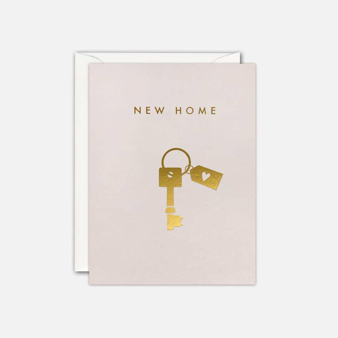 Gold Key Mini New Home Card by James Ellis - Etsy