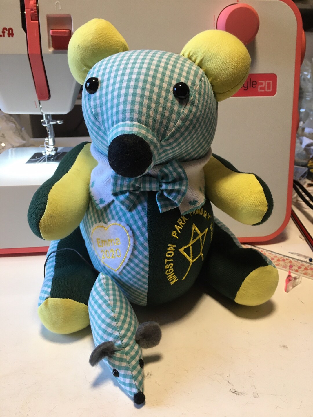 School Uniform Memory Bear FREE DELIVERY - Etsy