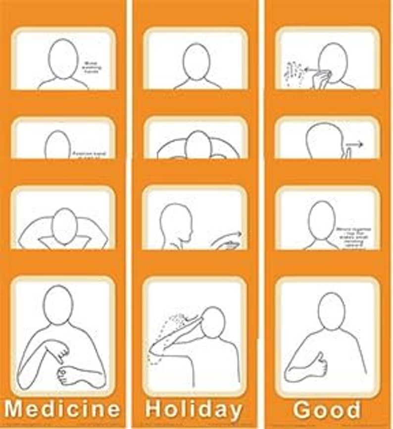 Makaton 20 Basic Signs SERIES 2 Flashcards A6 - Etsy