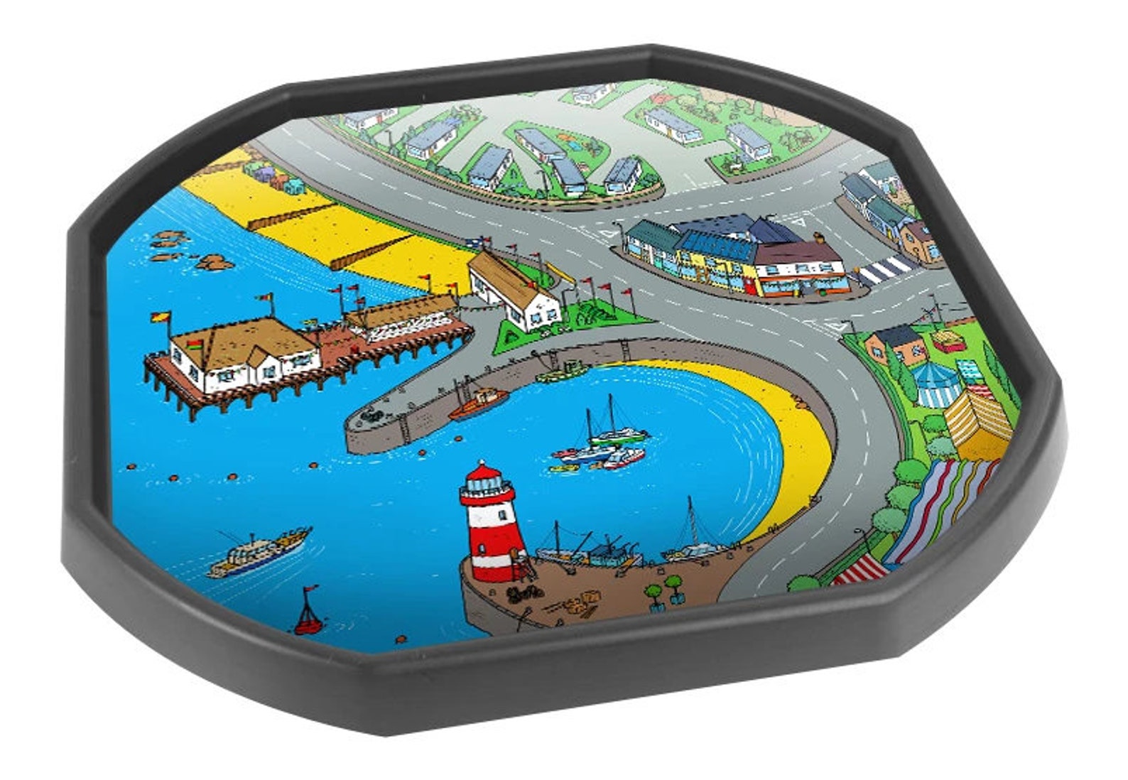 Tuff Tray Mat Road Play Inserts 86x86cm Road Cars - Etsy Ireland