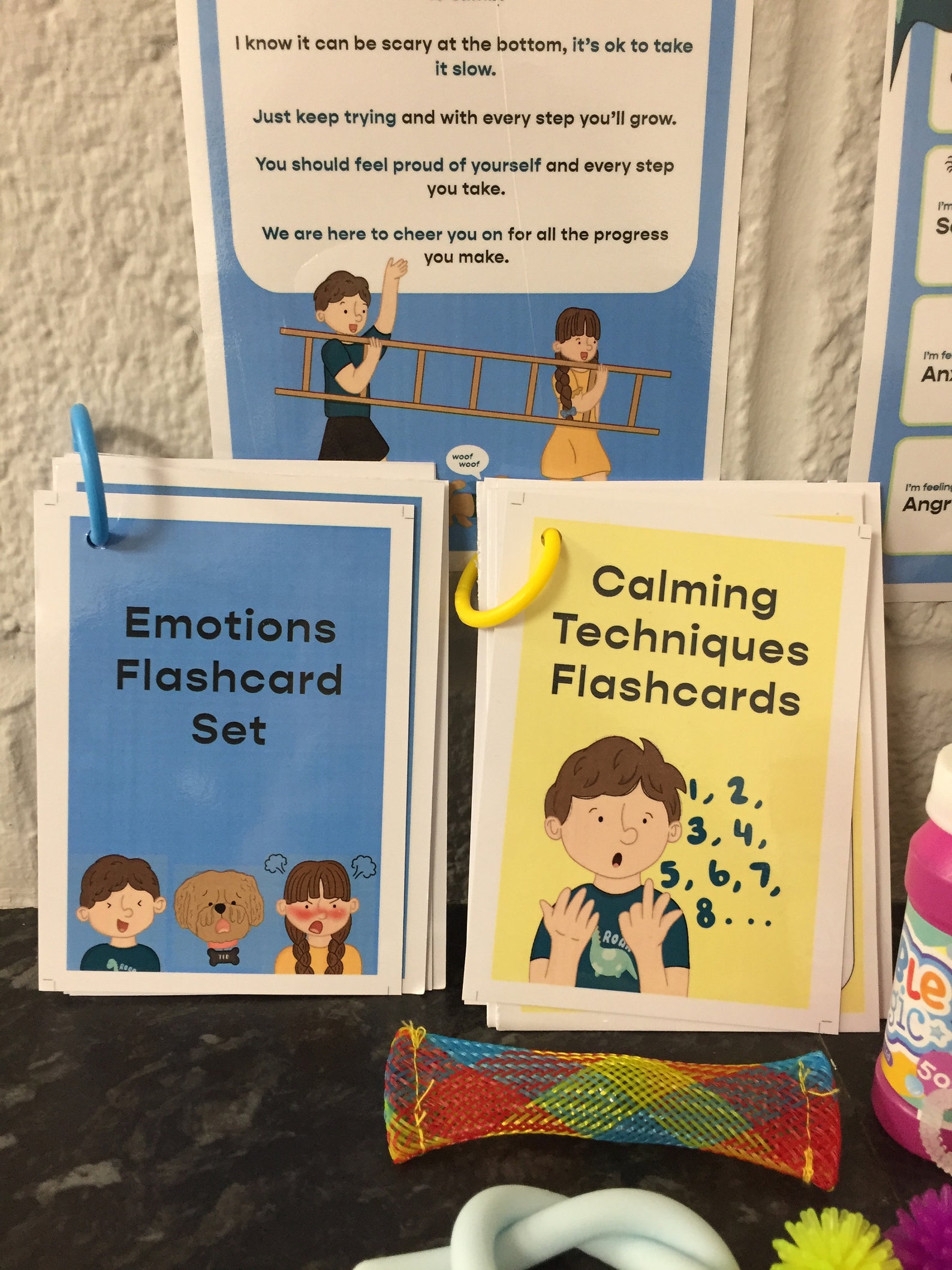 Calming Kit Sensory/fidget Toys/flashcards/posters entire Calming ...