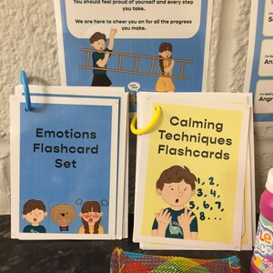 Calming Kit Sensory/fidget Toys/flashcards/posters entire Calming ...