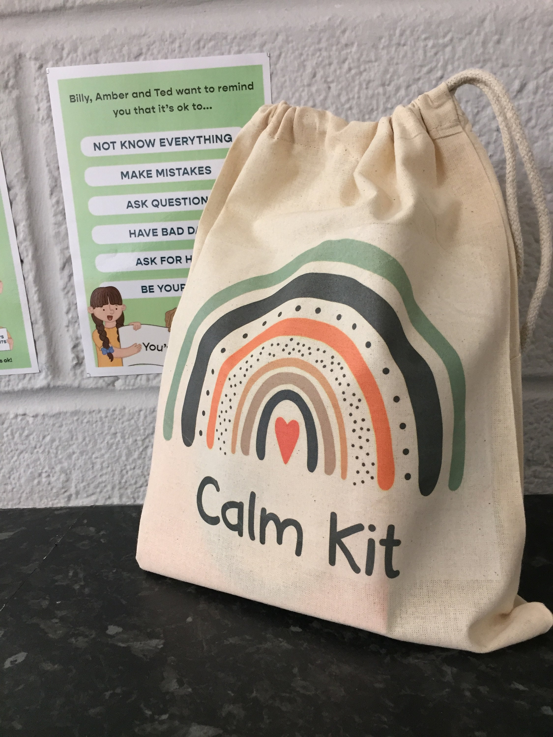 Calming Kit Sensory/fidget Toys/flashcards/posters entire Calming ...