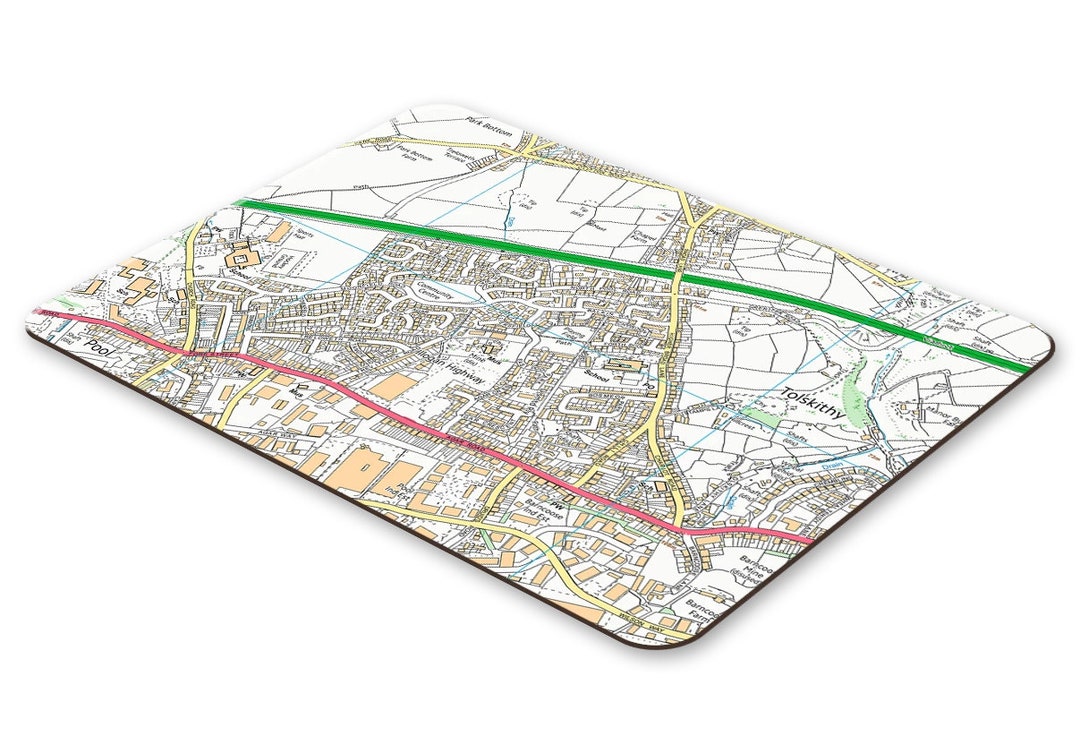 Ordnance Survey Postcode Centered Map Placemat Postcode, Location, Your ...