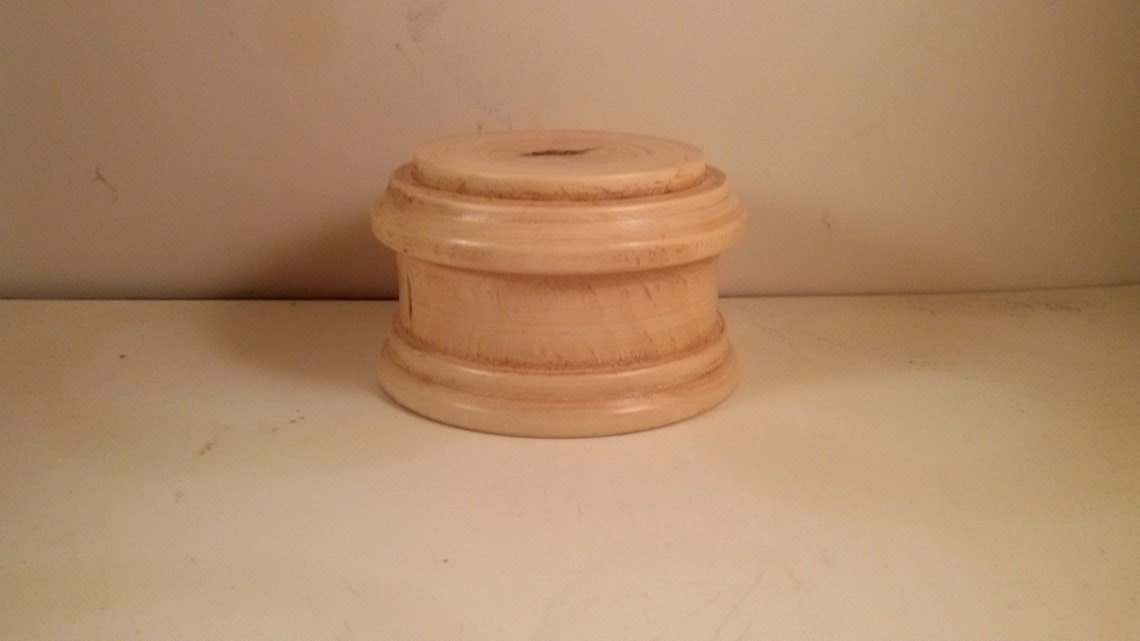 Socle en bois rond srnat4 - Etsy France