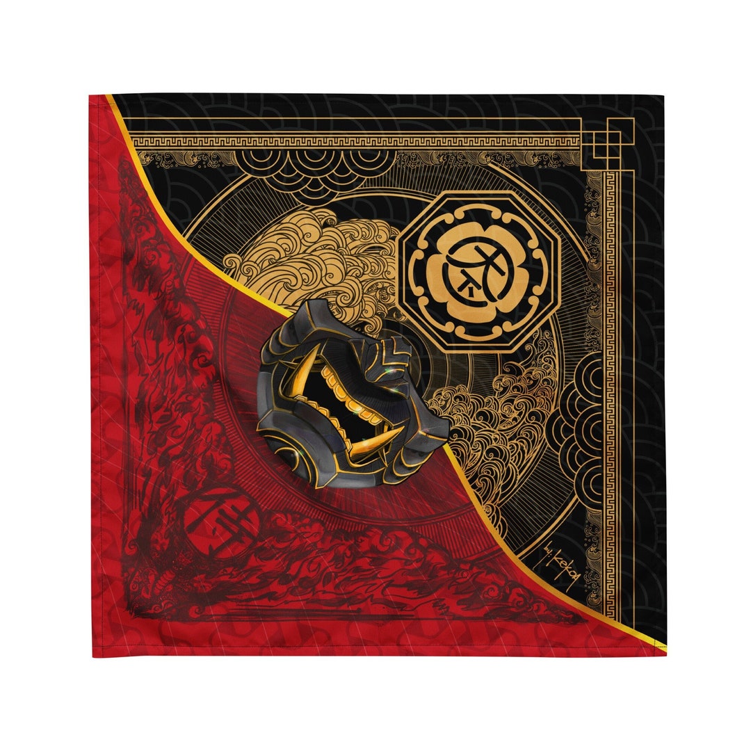 Oni Bandana | Samurai Mask Inspired | 鬼 おに | Face Armor Menpo 面頬 ...