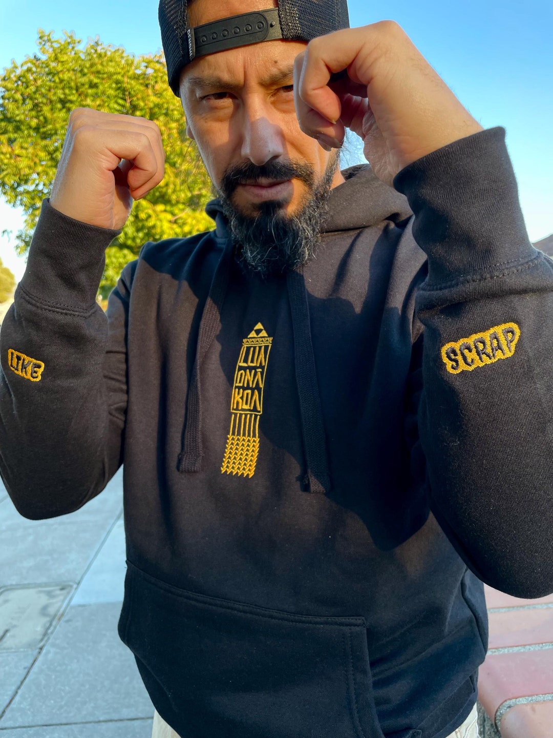 Lua O Nā Koa Like Scrap Hoodie | Den of Warriors Kajukenbo | Hawaiian ...