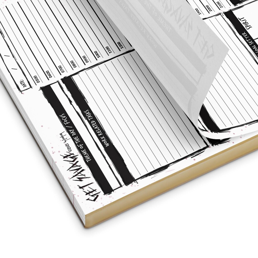 GET SAVAGE Daily Planner Tear-off Pages | Organizing Office Notepad ...