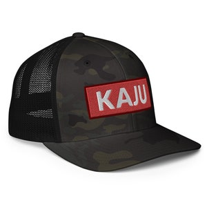 1947 KAJU Dark Camo Trucker Hat puff Edition Hawaiian Style Martial ...