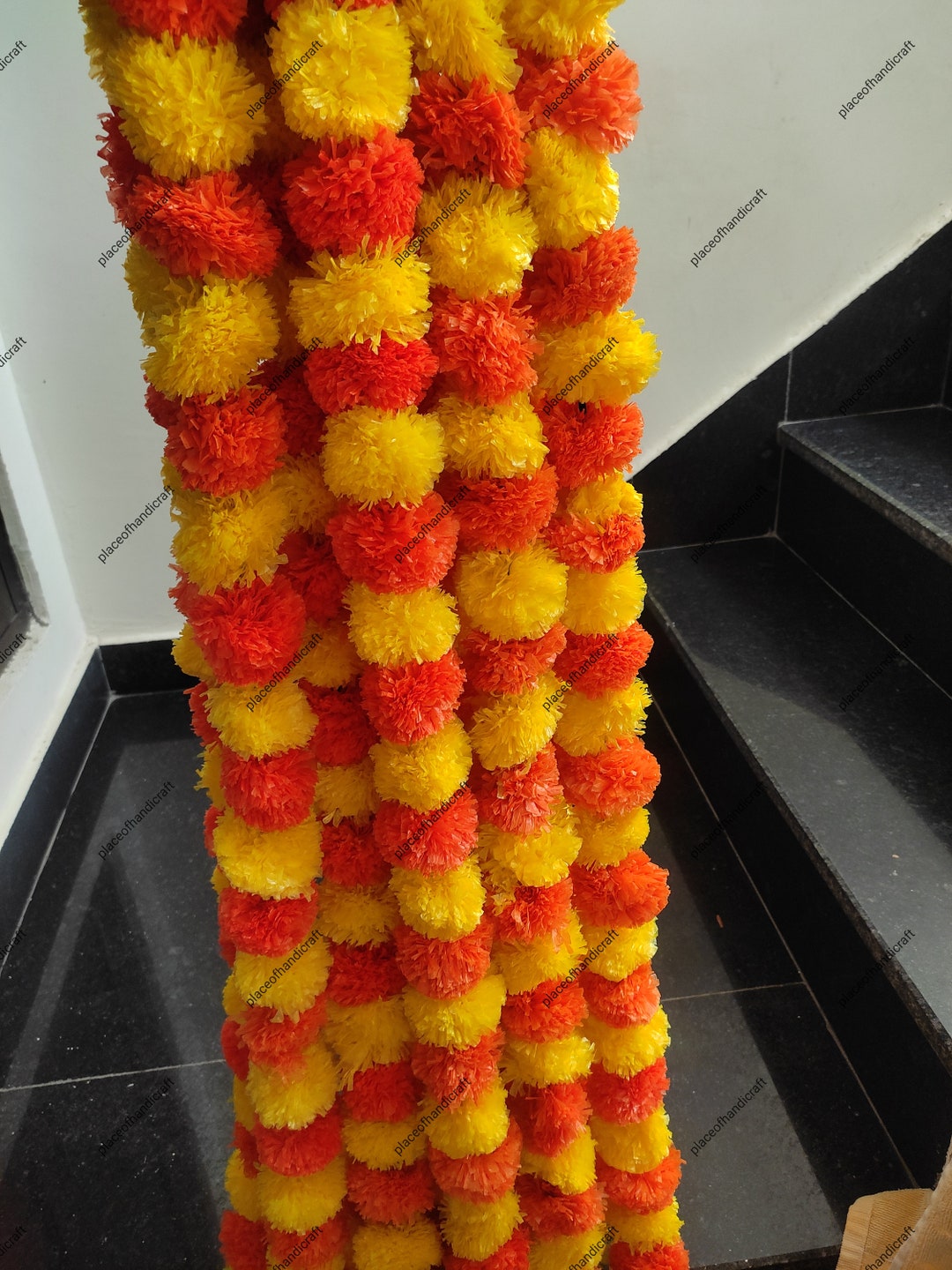 50 Pc SALE ON Indian Marigold Flower Artificial Decorative Deewali ...