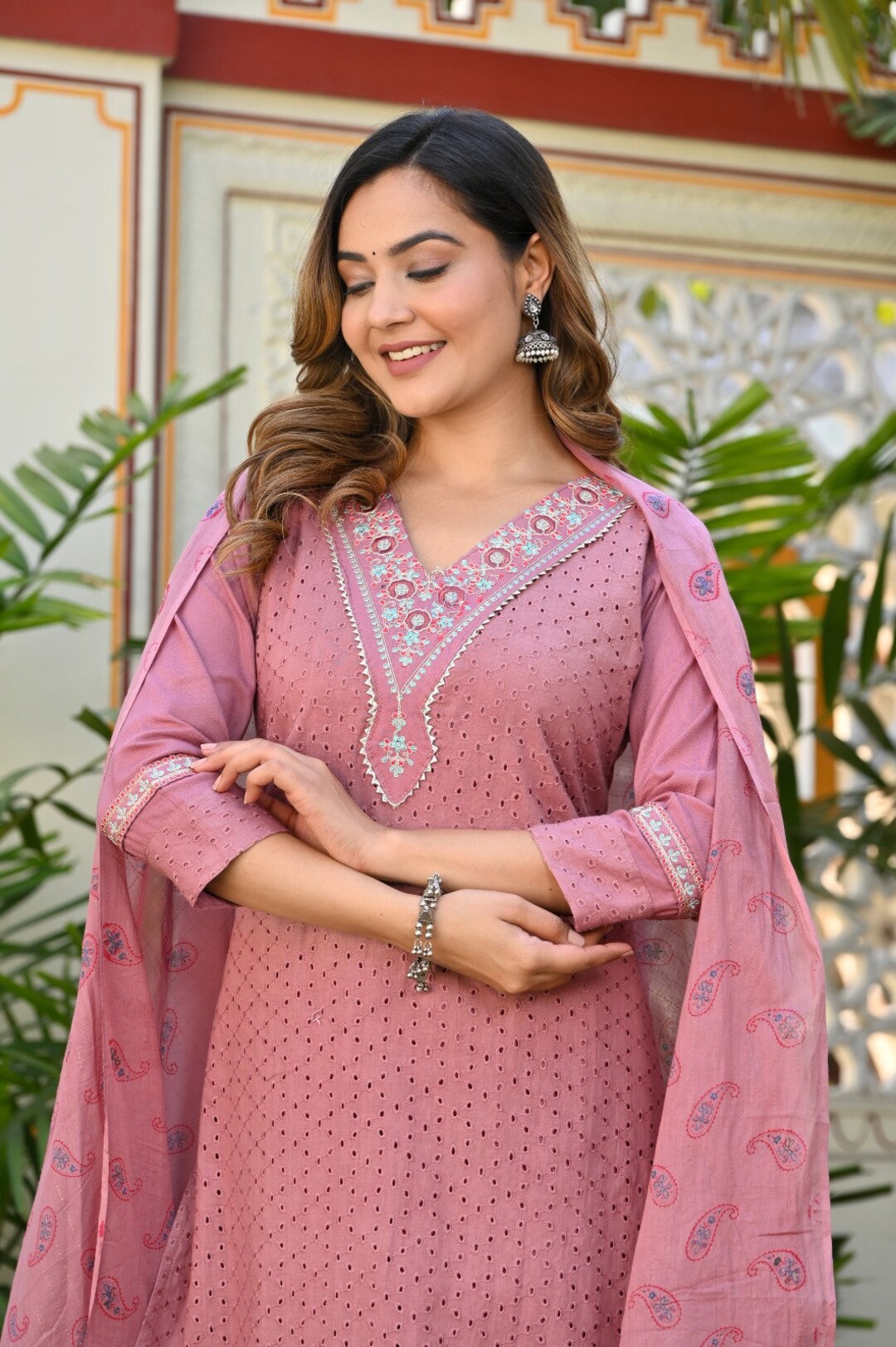 3 Pc Indian Designer Salwar Kameez, Readymade Party/ethnic Indian 3 ...