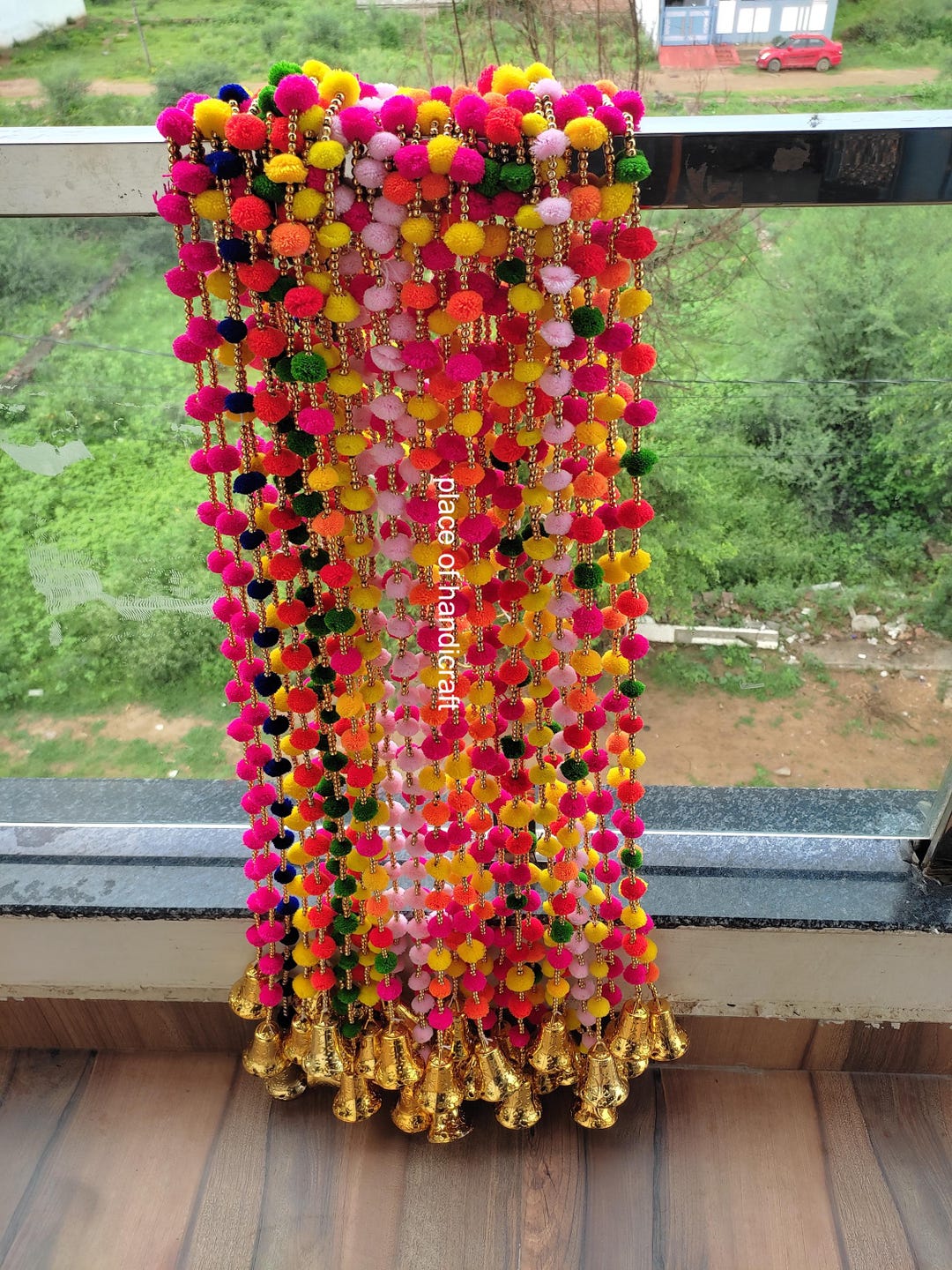 50 PC FREE SHIPPING Mix Indian Pom Pom Christmas Wedding Decoration ...