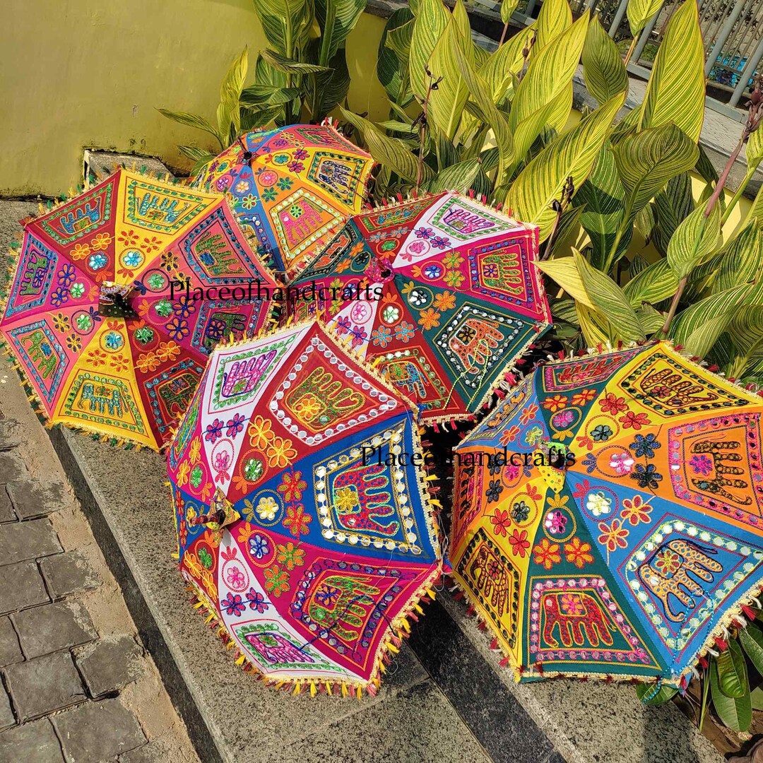 Wholesale Lot Indian Umbrella for Decoration Traditional Wedding Decor ...