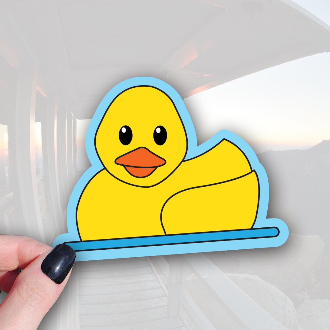 Cute Rubber Duckie Stickers - Waterproof Vinyl Decals - Etsy
