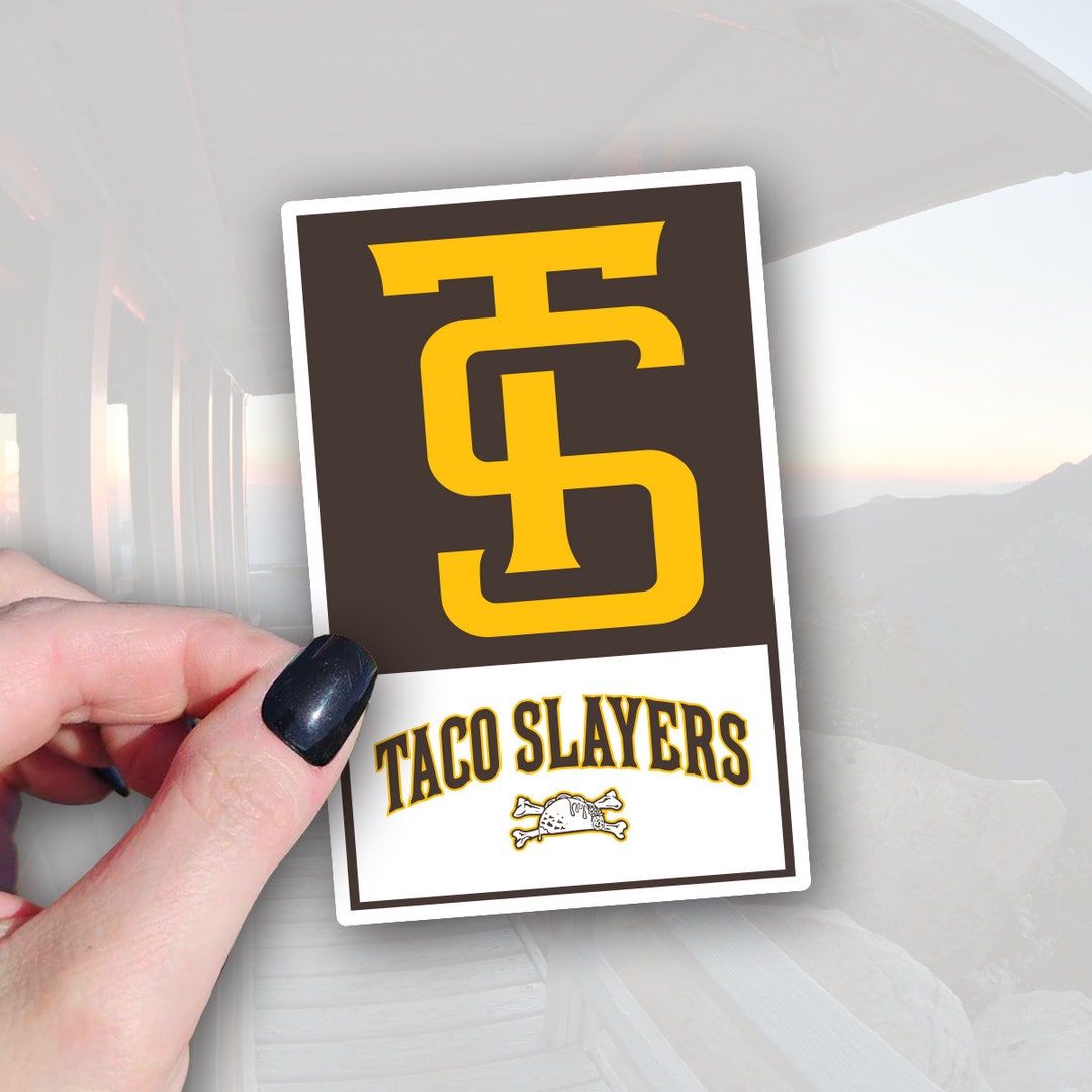 Padre Style Taco Sticker - Fun Nerdy Gift for Taco Lovers & Baseball ...
