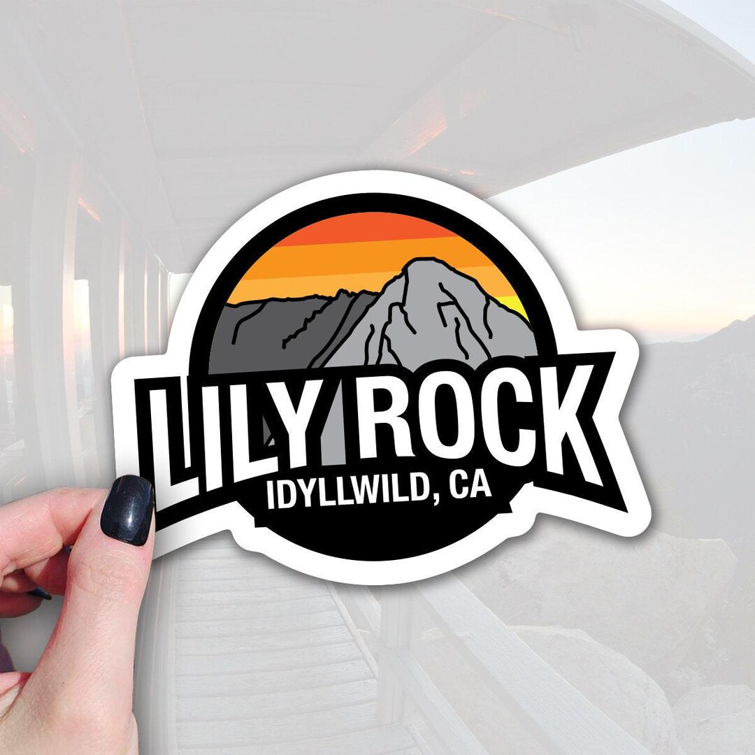 Lily Rock Idyllwild Decal, Adventure Nature Sticker (waterproof Vinyl ...
