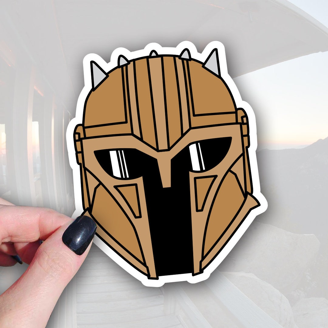 Star Wars Mandalorian Armorers Helmet Decal - Sci-fi Waterproof Vinyl ...
