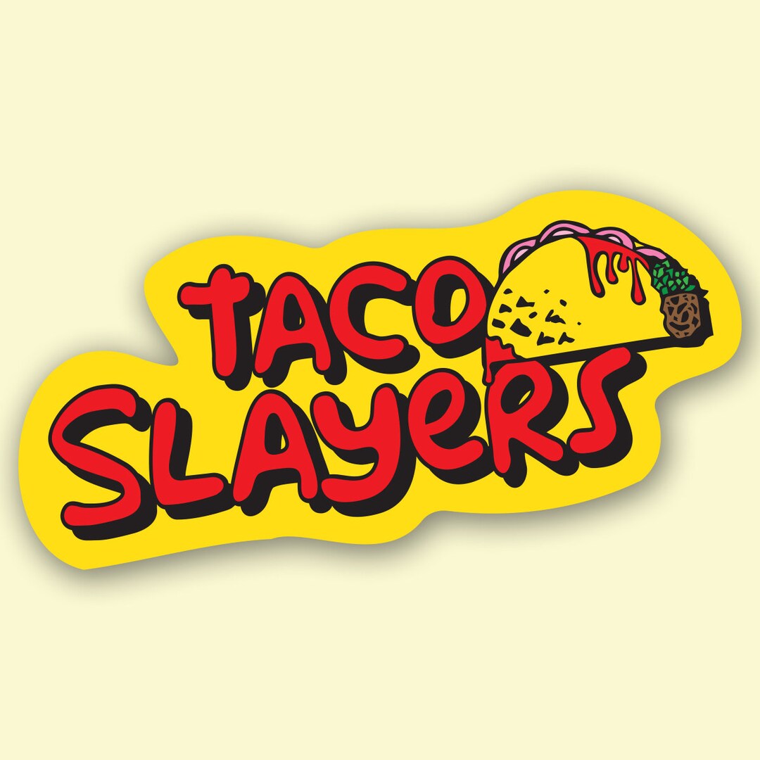 Taco Stickers Homer Style Taco Gifts Taco Lovers Nerdy Gifts Foodie ...
