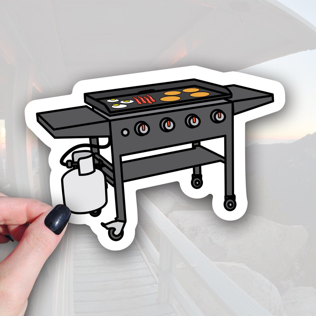 Blackstone Griddle Fan Art Sticker - BBQ Culture Waterproof Decal ...